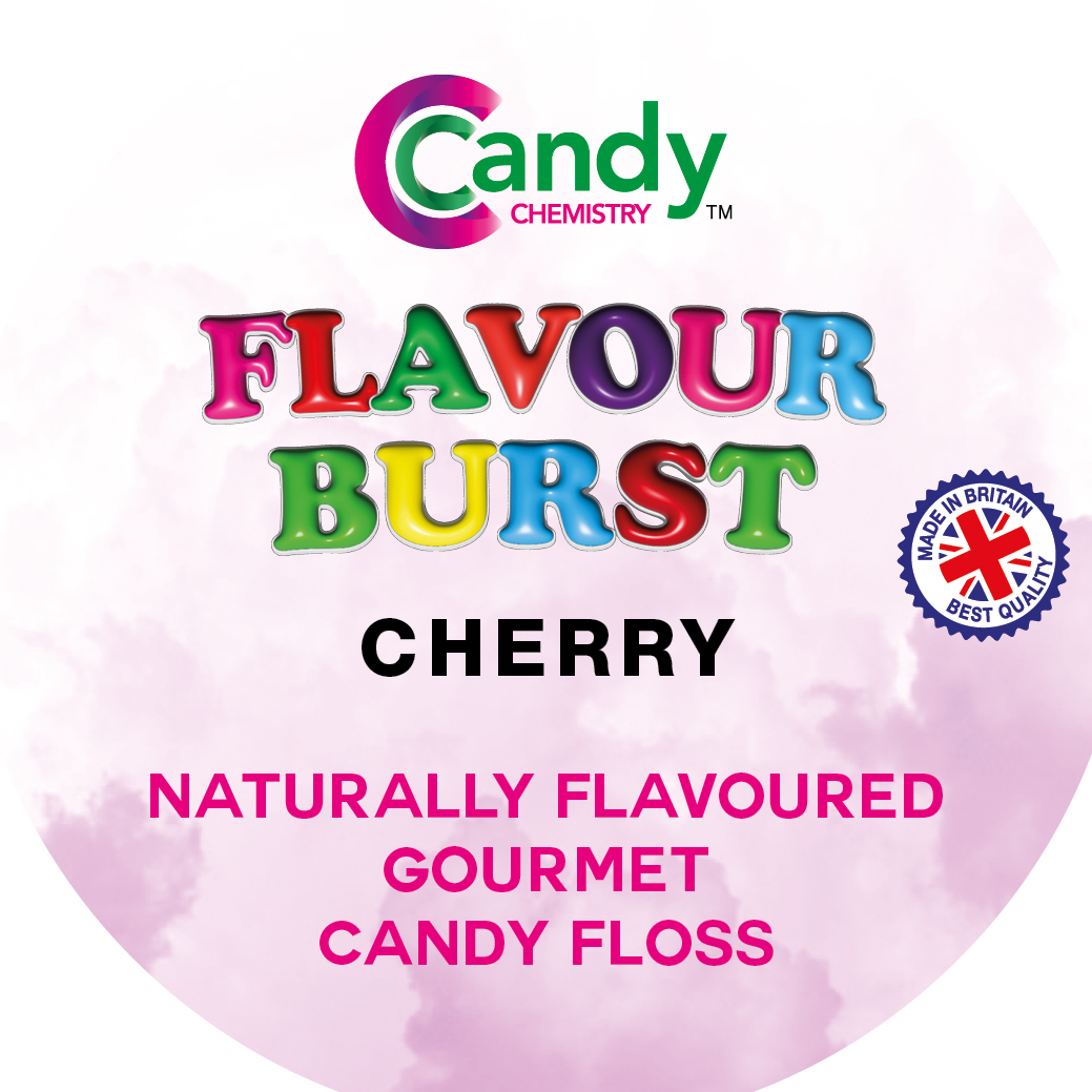 Cherry Flavour Burst Natural Gourmet Candy Floss – Candy Chemistry
