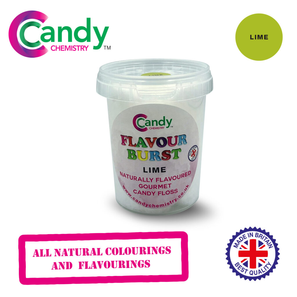 Lime Flavour Burst Natural Gourmet Candy Floss – Candy Chemistry